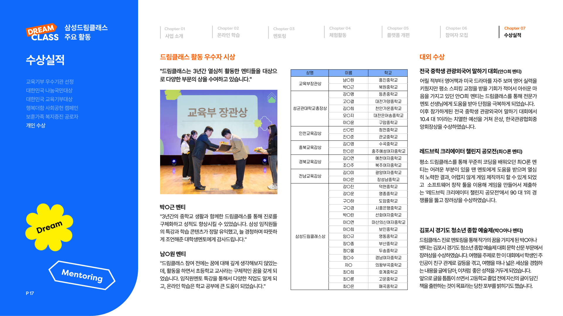 공지사항 드림뉴스 드림클래스